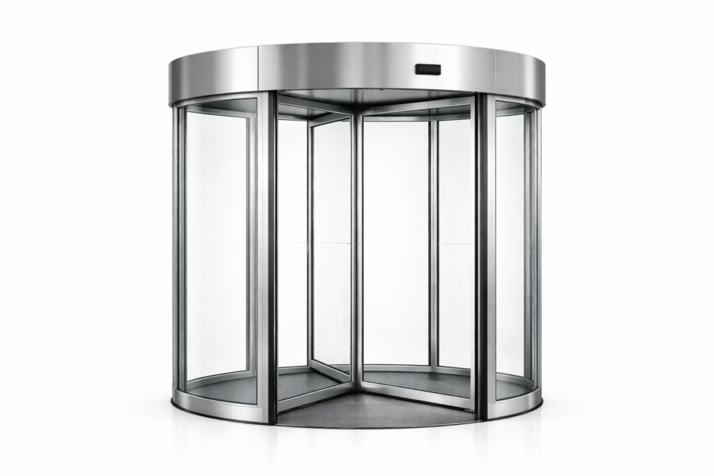 Automatic Revolving Glass Door - INNTESSA